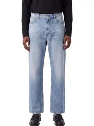 MAISON MARGIELA Mid-rise Bootcut Jeans In Cotton Denim - Blue