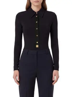 Elisabetta Franchi Top Black