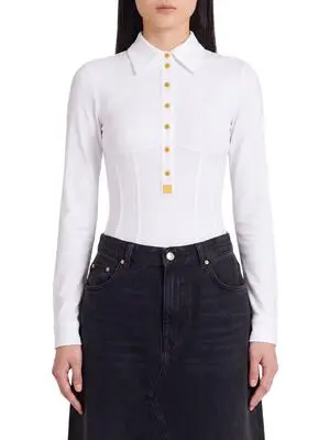 Elisabetta Franchi ELISABETTA FRANCHI Corset Top Ivory