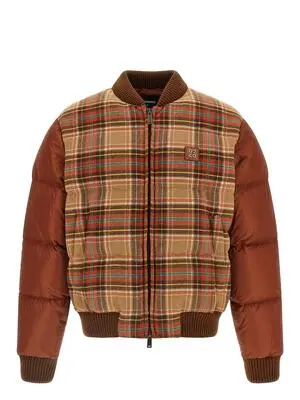 Dsquared2 Upside Down Bomber Jacket - Brown