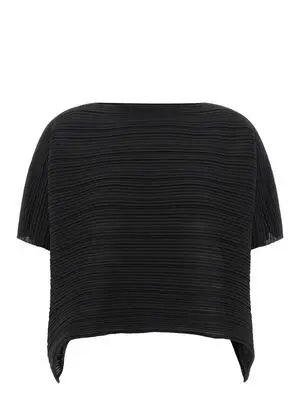 Issey Miyake Paper Bounce Blouse - Black