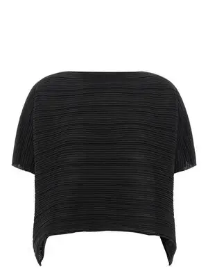 Issey Miyake Paper Bounce Blouse - Black
