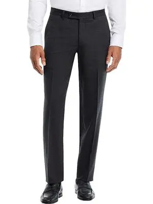 JACK VICTOR Stretch Flannel Trousers - Grey