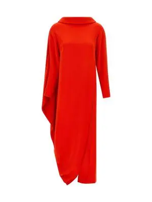 Balenciaga Drappeggiato' Dress - Red