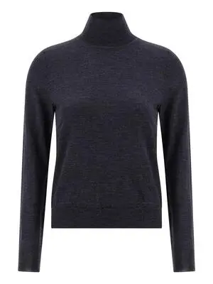 MAISON MARGIELA Wool Turtleneck Sweater - Blue