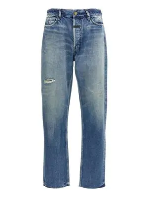Fear Of God Straight Leg Denim Jeans - Blue