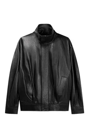 ARMA Paulo Stand Collar Leather Jacket