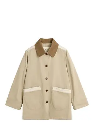 SKALL STUDIO Dawn Cotton-Linen Jacket Tan