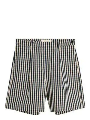 SKALL STUDIO Nino Cotton-linen Shorts - Multi