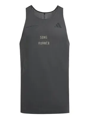 Adidas X Song For The Mute "song Runner" Tank Top - Carbon