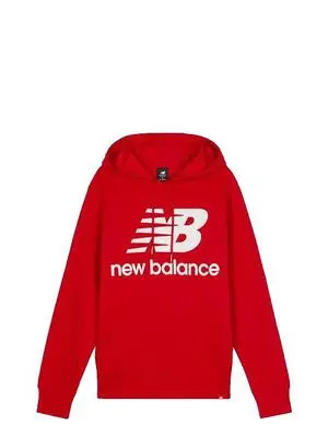 NEW BALANCE Big Logo Sweat Pullover Hoodie - Red