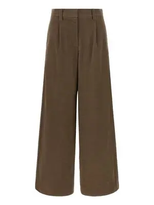 Brunello Cucinelli Fustagno Pants - Brown