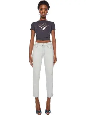 MOTHER The Mid Rise Dazzler Ankle Jeans - Blue