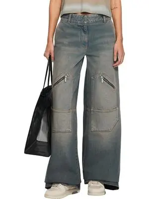 Off-White Big Pockets Denim Pants - Blue