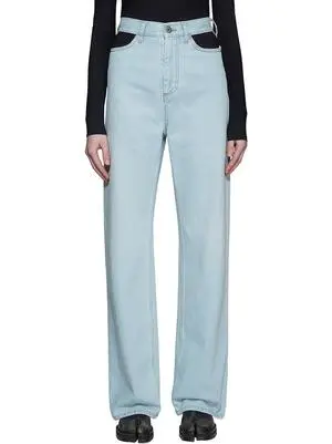 MAISON MARGIELA Cut-out Jeans - Blue