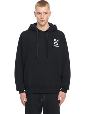 Off-White Small Arrow Skate Hoodie - Black