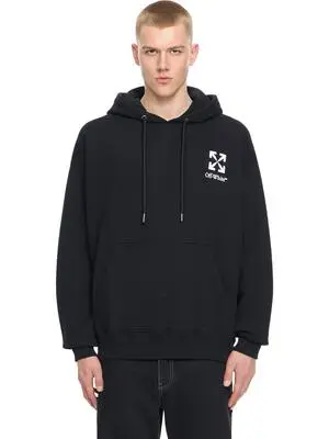 Off-White Small Arrow Skate Hoodie - Black