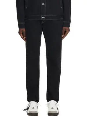 Off-White Half Arrow Tapered Jeans - Black