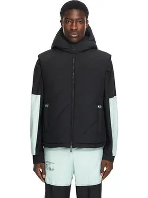 Off-White Arrow Diagonal Puffer Vest - Black