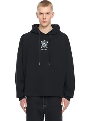 Off-White Jewel Arrow Loose Hoodie - Black