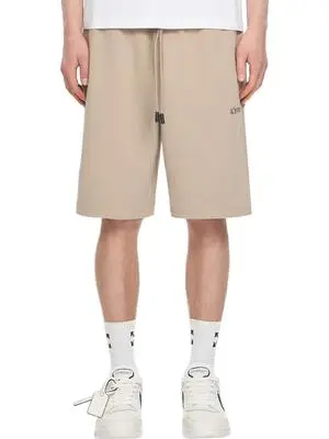 Off-White Heraldic Arrow Skate Sweatshort - Red