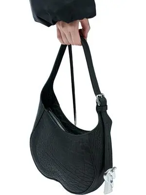 Burberry Small Chess Shoulder Bag - Black