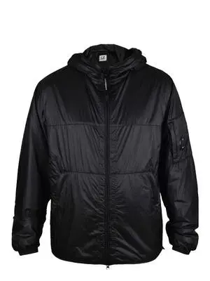 C.P. COMPANY Hooded Down Jacket - Black