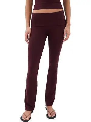 SKIMS Fold Over Pants - Currant