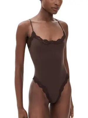 SKIMS Cami Bodysuit - Espresso