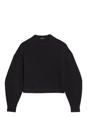 Theory Cashmere Crewneck Sweater - Black