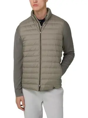 Boggi Milano Padded Goose Down Gilet - Taupe
