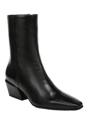 Sam Edelman Harmony Mid Heel Ankle Boots - Black