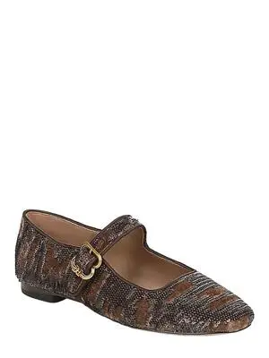 Sam Edelman Sam Edelman Michaela Velvet Mary Jane Flats Mushroom