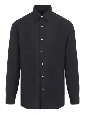 Brioni Hidden Shirt - Gray