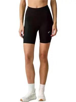 Asics Road Logo-print Cycling Shorts - Black