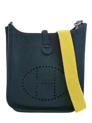 Hermès Clemence Evelyne Tpm 16 Crossbody Bag - Blue