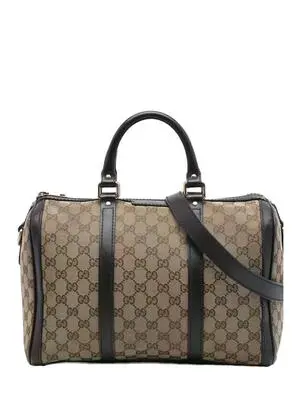 Gucci Gg Canvas Joy Boston Bag Satchel - Neutrals