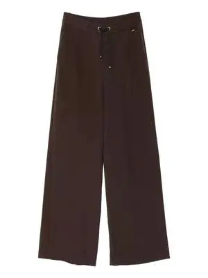 Herno Drawstring Wide-leg Trousers - Brown