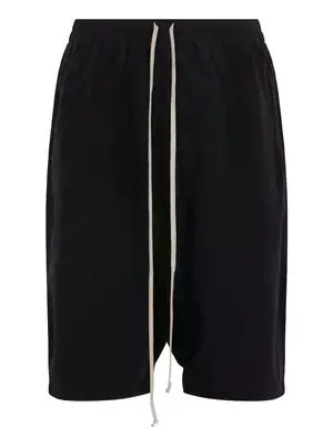 Rick Owens Low-crotch Drawstring Shorts - Black