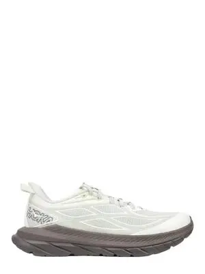 HOKA® Panelled Logo Detail Lace-up Sneakers - Neutrals