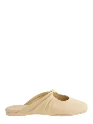 Loewe LOEWE Pebble Gathered Mules Neutrals
