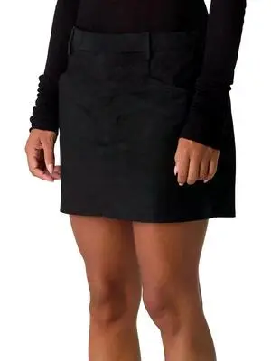 RICK OWENS Rick Owens Firbanks Leather Skirt