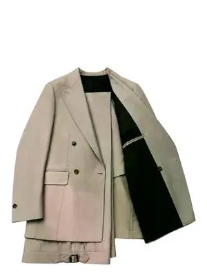 FRANZESE COLLECTION Rolls Royce Double-breasted Two Piece Suit - Neutrals
