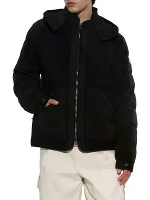 Moncler Pelat Hooded Puffer Jacket - Black