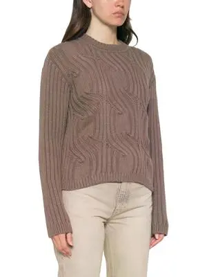 MONCLER Moncler Ribbed Cable Knit Sweater