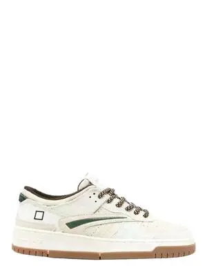 D.a.t.e. Torneo Panelled Leather Sneakers - Neutrals