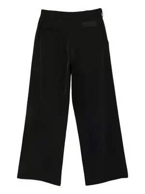Rains Pleated Wide-leg Trousers - Black