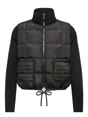 Moncler Padded Cardigan - Black