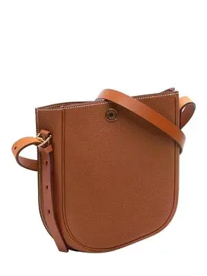Hermès Togo Leather Crossbody Bag - Brown