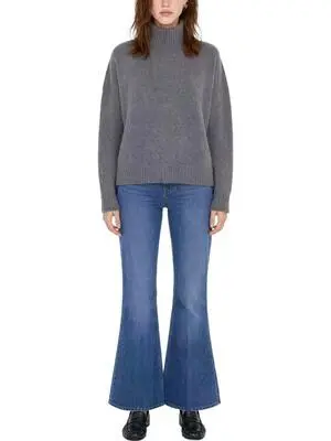 Max Mara Max Mara Roll Neck Wool Sweater Grey